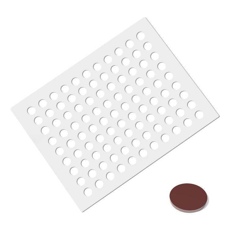 【楽天市場】マルテラート シャブロン型 丸 2cm 99個付き [CHASIL21] | 空焼き 不要 Martellato：馬嶋屋菓子道具店