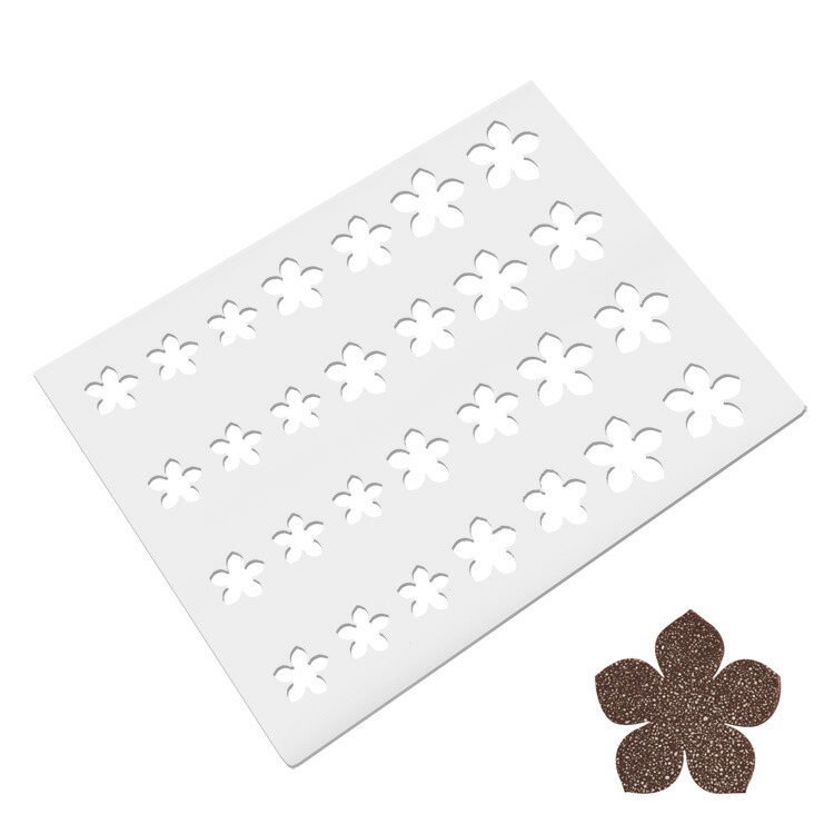 【楽天市場】マルテラート シャブロン型 花 3サイズ 8+8+12個付き [CHASIL34] | 空焼き 不要 Martellato：馬嶋屋 ...