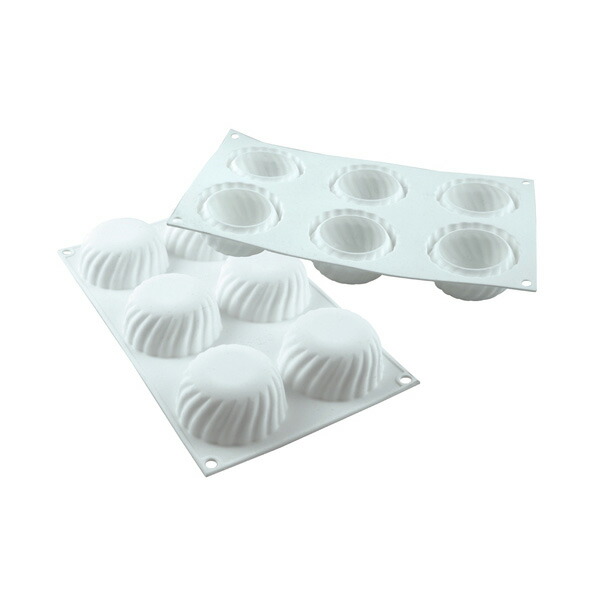 【楽天市場】シリコマート SF210 サムライ 6個付 シリコン型 | シリコンフレックス ドーム silikomart シリコンゴム型 ...