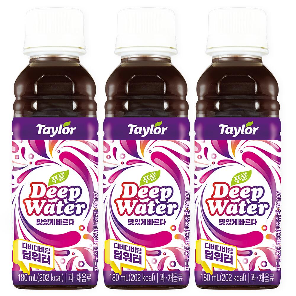 【楽天市場】【日本公式】Taylor Deep Water 180ml*3本｜韓国で1700万本突破！話題のインナークリーンドリンク｜ディープ ...
