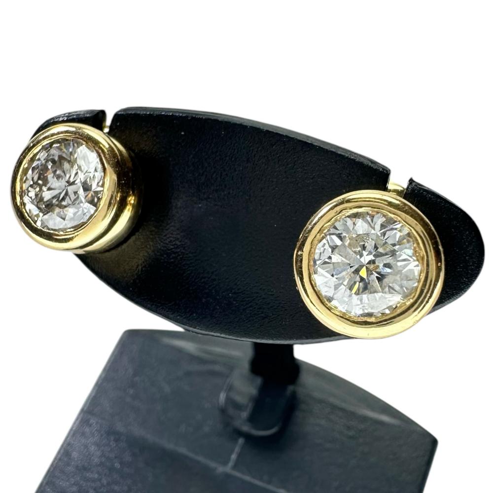 【楽天市場】ダイヤモンド（推定J-I1程度） 0.74/0.65ct ピアス K18ゴールド 18金 3.3g レディース【中古】【真子質店】【NN】【IxxI】：真子質店楽天市場店