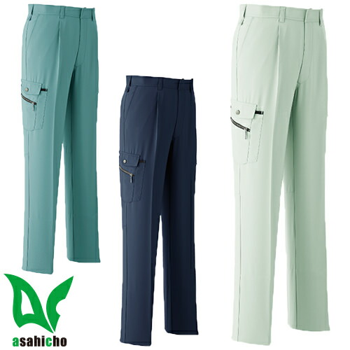 【楽天市場】作業服 カーゴパンツ Asahicho 旭蝶繊維 カーゴパンツ(ワンタック) E7606 作業着 春夏：作業着上下セットインナーまもる君
