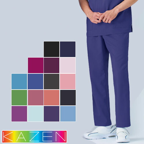 【楽天市場】[メール便対応] 手術スラックス スクラブ パンツ KAZEN カゼン 155 白衣 ズボン 手術衣 手術着 オペ着 ユニセックス 男女兼用 医療用 人気 制服 ユニフォーム 医師 ...
