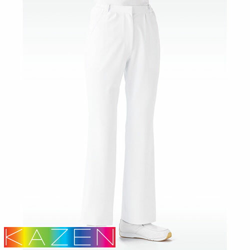 【楽天市場】レディス スラックス パンツ 195 -20 ～ -28 医療 白衣 ズボン KAZEN カゼン レディース 女性用 白パンツ 白ズボン 医療用 制服 ユニフォーム 医者 医師 ...