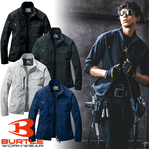 【楽天市場】作業服 ブルゾン バートル BURTLE 4WAYストレッチジャケット 9501 作業着 ストレッチ ジャンパー 通年 秋冬 ブルゾン 上着 男女兼用 おしゃれ かっこいい 人気 ...