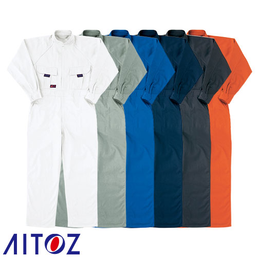 【楽天市場】アイトス AZ-553702 ツナギ AITOZ 作業服 作業着 ツナギ ワークウエア サロペット 続服 円管服 通年 オールシーズン 秋冬 メンズ レディース 男女兼用：作業服 ...