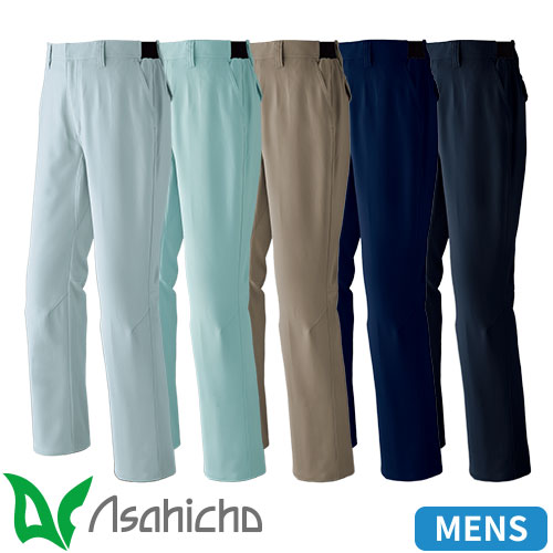 【楽天市場】作業服 パンツ スラックス Asahicho 旭蝶繊維 パンツ（ノータック） E871 作業着 通年 秋冬 日本製生地 エコ商品 帯電防止 反射材 ストレッチ 幅広いサイズ展開 ...