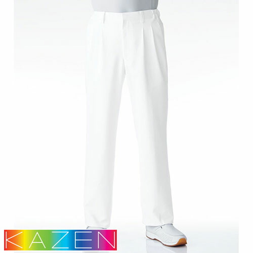 【楽天市場】メンズ スラックス パンツ 252 医療 白衣 ズボン KAZEN カゼン 男性用 白パンツ 白ズボン ストレート ストレッチ 脇ゴム 医者 医師 看護師 ナース 医療用 制服 ...