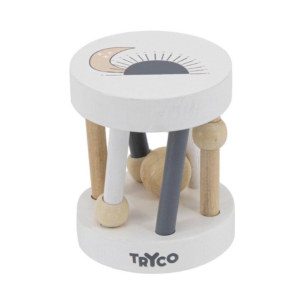 【楽天市場】【ギフト無料】 ローラーラトル TRYCO TYTRY353008 トライコ Wooden Rattle - Roller ...
