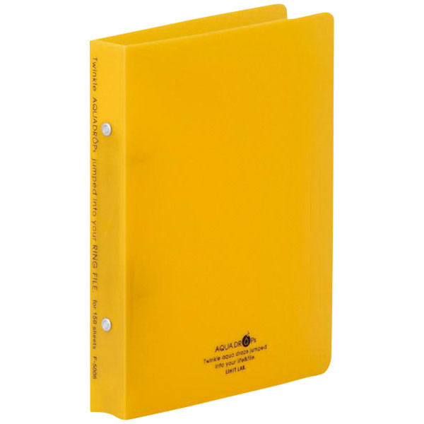 【楽天市場】ツイストリングファイルA5 黄 10107 目的別ファイル A5サイズファイル ファイル 丸型リングファイル ...