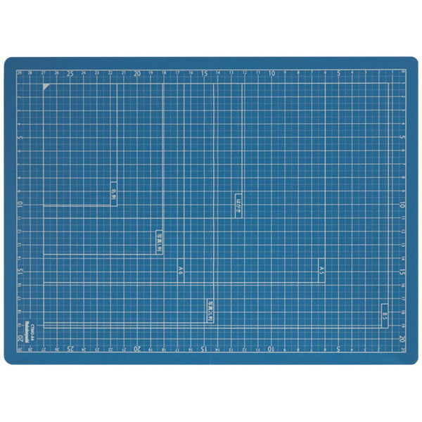 【楽天市場】折りたたみカッティングマットA4 ブルー CTMO−A4 【新入荷アイテム】：学びmono