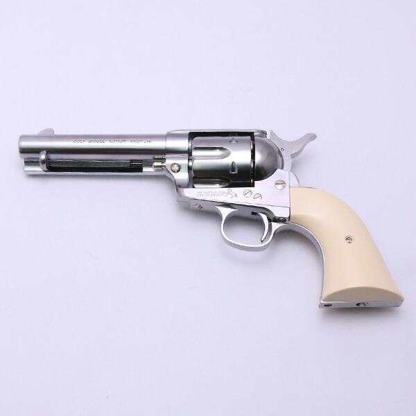 【楽天市場】マルシン コルト NEW SAA 45 シビリアン シルバー ABS 6mmBB ガスガン Xカートリッジ marushin Colt Single Action Army ...