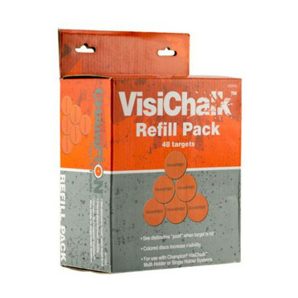 【楽天市場】CHAMPION チャンピオン VisiChalk リフィルパック ターゲットディスク 2.5インチ 48枚入り オレンジ ...