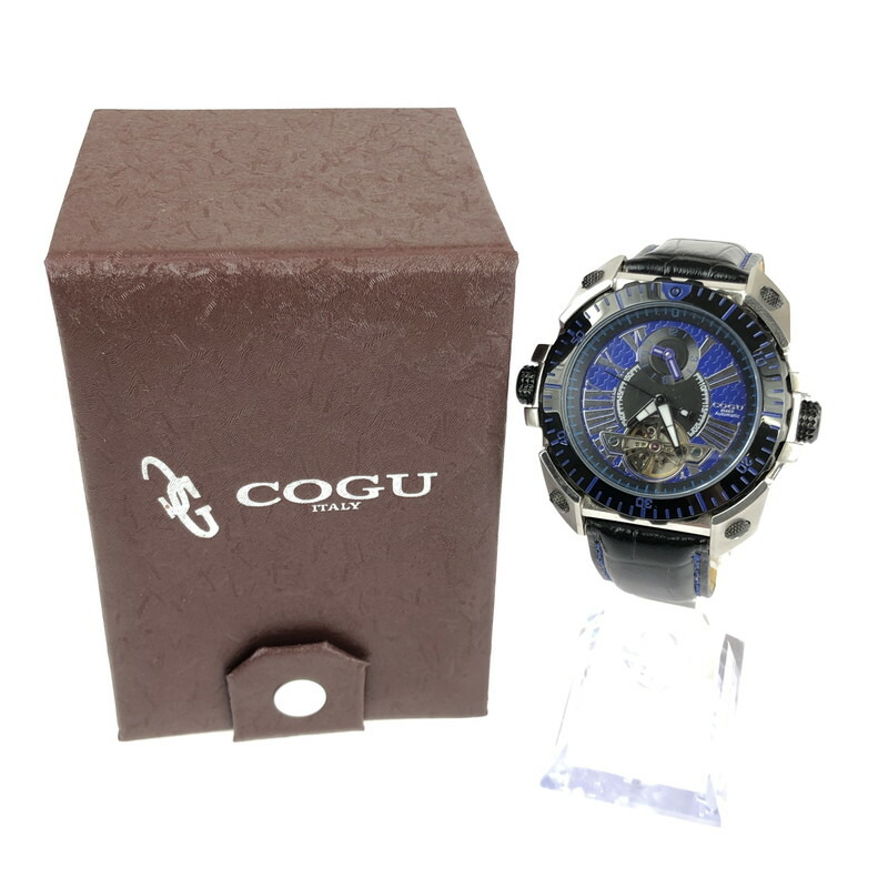 【楽天市場】【中古】【メンズ】COGU WRIST WATCH コグ リストウォッチ オートマティック 自動巻き 腕時計 サイズ：ケース径 約 ...