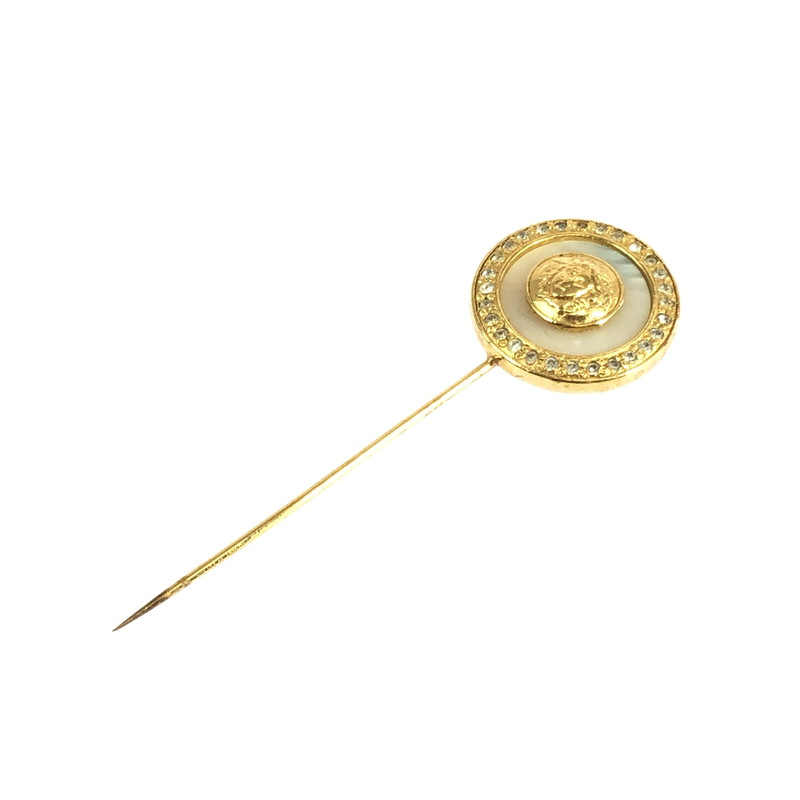 【楽天市場】【中古】【レディース】GIANNI VERSACE PIN BROOCH ジャンニ・ヴェルサーチ ピンブローチ アクセサリー ...