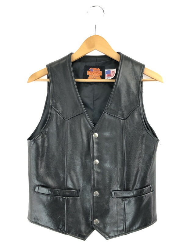 【楽天市場】【中古】【メンズ/レディース】FREEDOM LEATHER COMPANY LEATHER VEST フリーダム レザー ...