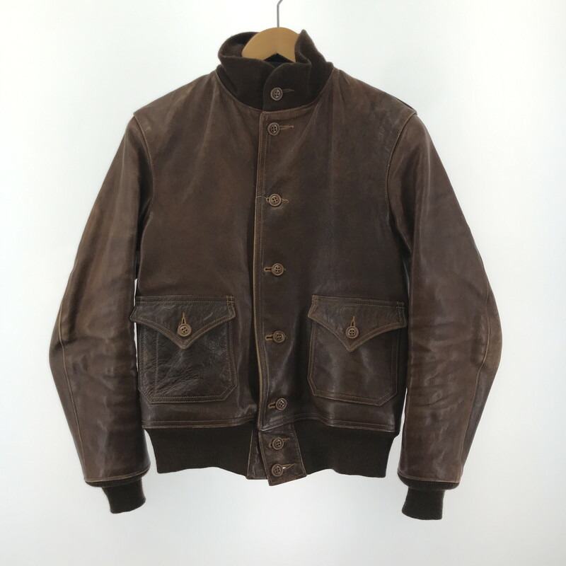 【楽天市場】【中古品】【メンズ】 FREEWHEELERS フリーホイーラーズ LEATHER TOGS MFG. CO. 1928’S TYPE A-1 JACKET レザー トグス ...