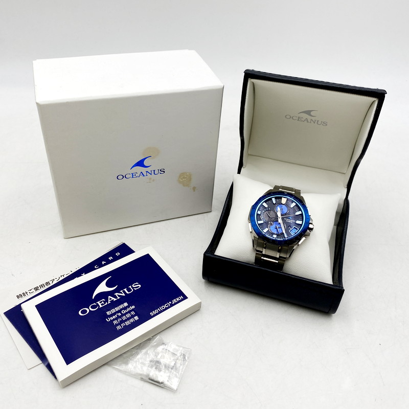 【楽天市場】【中古】【メンズ/レディース】 CASIO カシオ OCEANUS OCW-G2000 オシアナス 腕時計 197-240711 ...