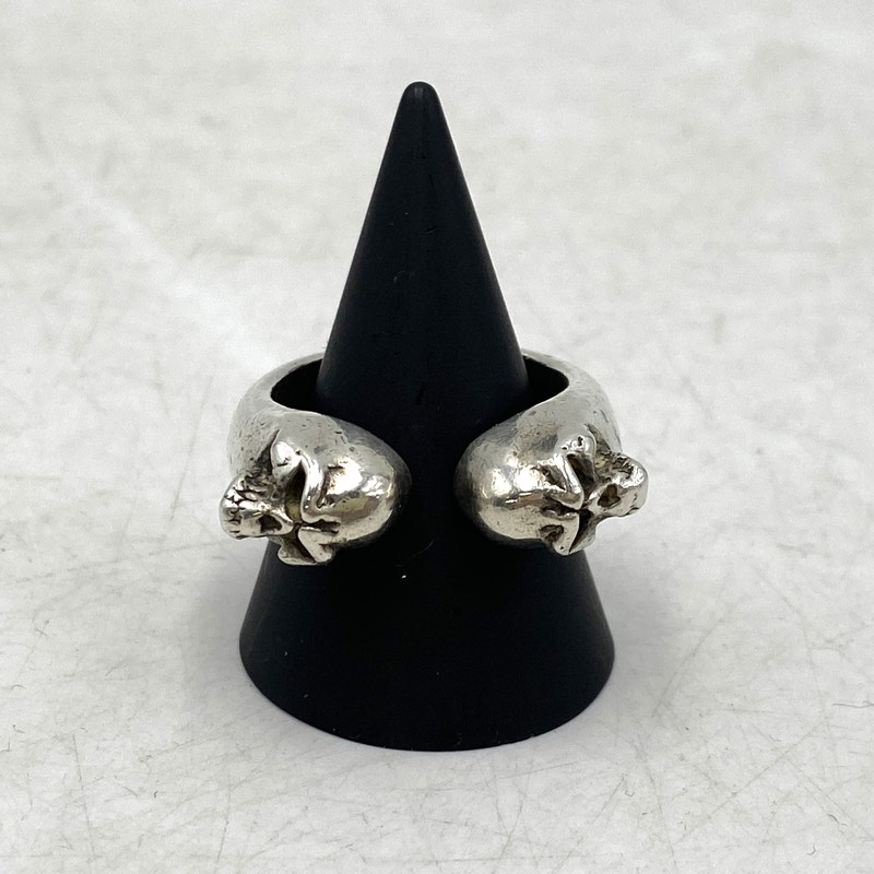 【楽天市場】【中古品】【メンズ/レディース】 THIRTEEN DESIGNS SILVER MAD FACE SKULL RING ...