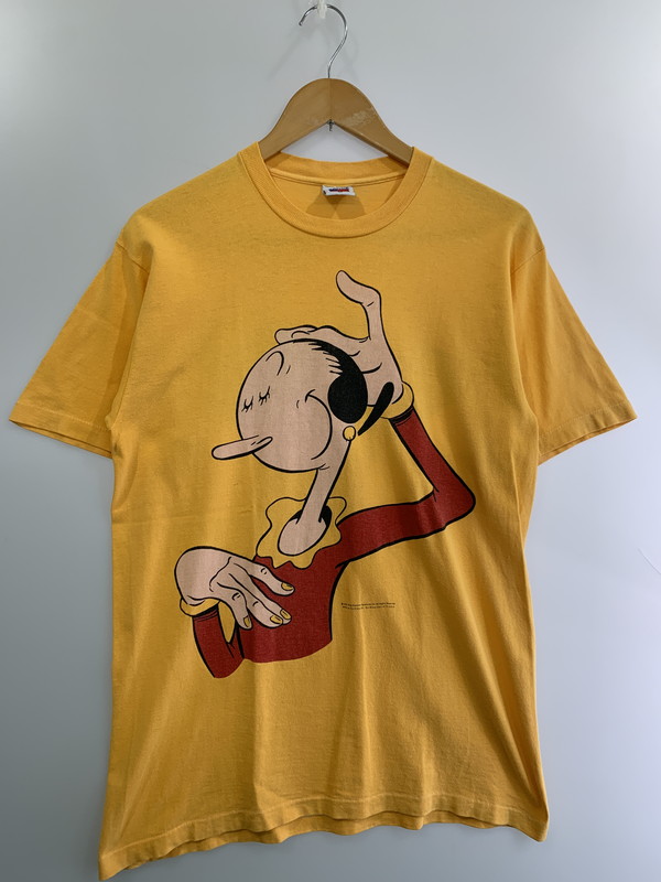 【楽天市場】【中古品】【メンズ】 NJ CROCE 90'S POPEYE OLIVE OIL PRINT TEE ショートスリーブ 146 ...