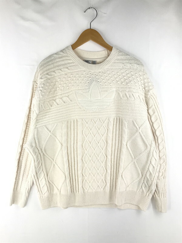【楽天市場】【中古美品】【レディース】 adidas アディダス W KNIT TRF SWEATER JN8318 ニット トレフォイル ...