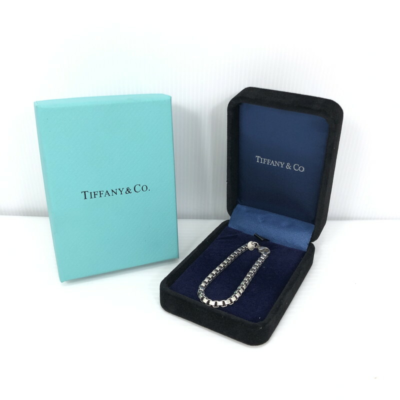 【楽天市場】【中古品】【レディース】 TIFFANY&Co. ティファニー SV925 ベネチアン リンク ブレスレット アクセサリー 182 ...