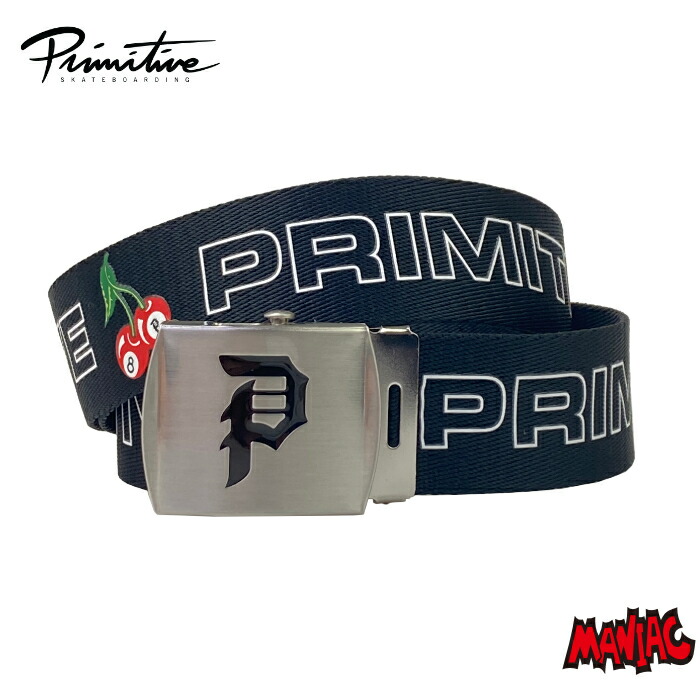 【楽天市場】【抽選で最大5000PTゲット】【日祝も発送】PRIMITIVE プリミティブ LUCKY WEB BELT メンズ ベルト ジャカードストラップ スケーター スケートブランド ...