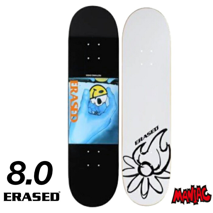 【楽天市場】スケボー デッキ 単品 スケートボード ERASED PROJECT イレイスド プロジェクト NOTHING ENDS DECK ...