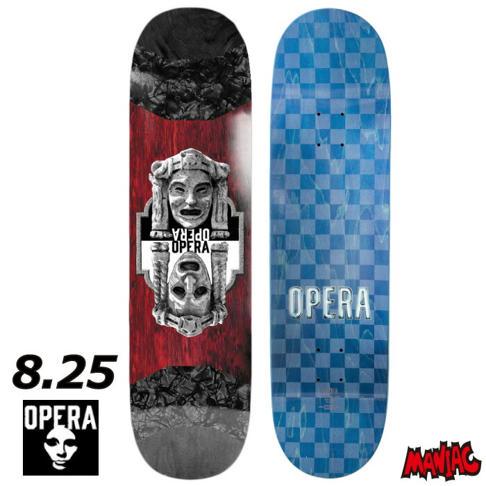【楽天市場】スケボー デッキ スケートボード OPERA オペラ TWINS POP SLICK 8.25 8.25インチ SK8 ...