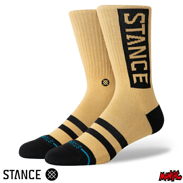 【楽天市場】【日祝も発送】STANCE スタンス ソックス 靴下 メンズ ブランド STANCE SOCKS OG - Sand スケーター ...