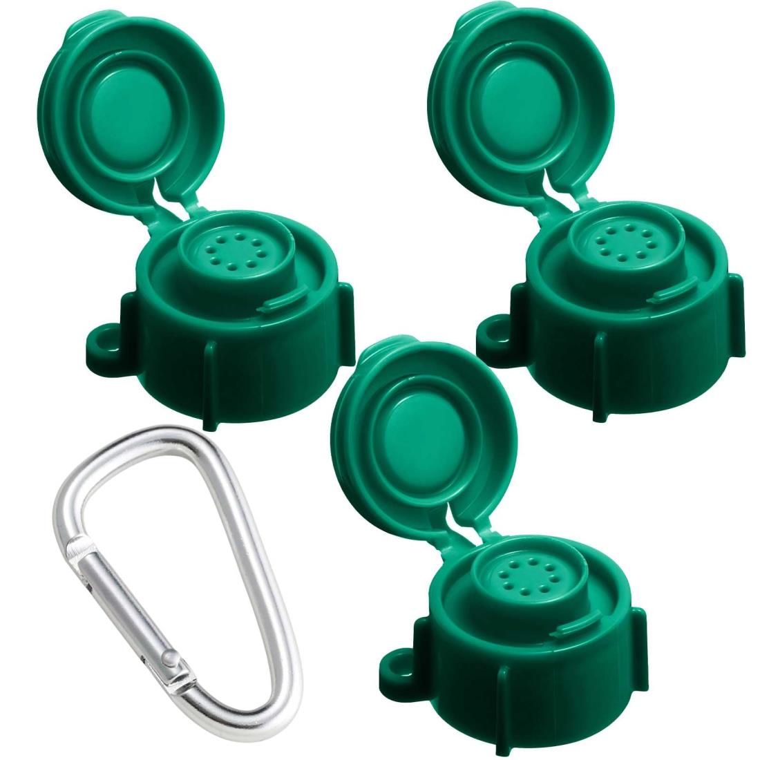 【楽天市場】伊勢藤(ISETO) ペットボトル用キャップ おでかけマナーキャップ カラビナ付き グリーン 3個セット 日本製 犬の散歩に おしっこ洗浄 植物 散水 目印 ワンタッチ開閉 ...