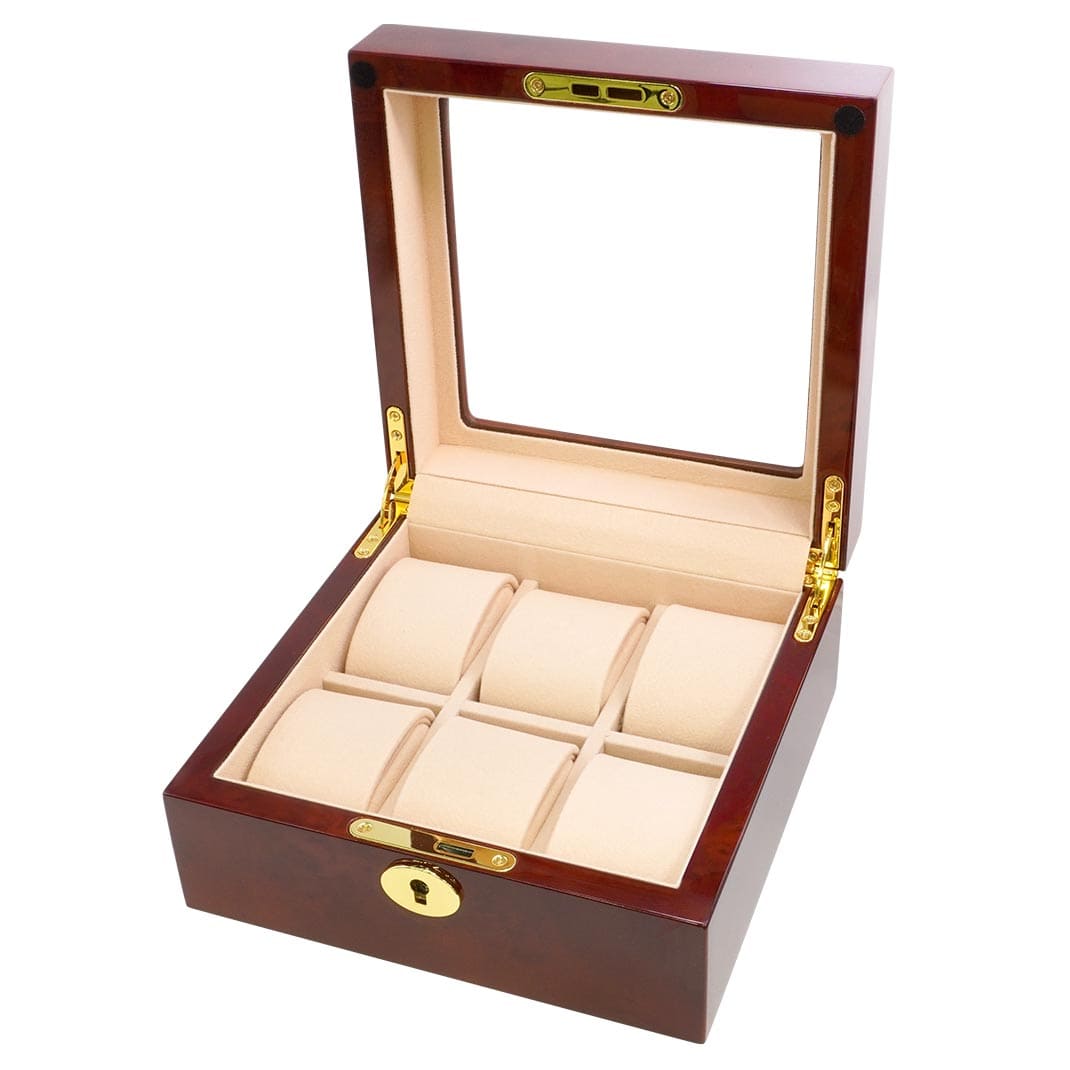 【楽天市場】アルバートボックス Albert Box 6本用 コレクションボックス：MANO-A-MANO【時計ベルト専門店】