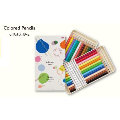 【楽天市場】【三菱鉛筆】 色えんぴつ トイロノ toirono 24色 いろえんぴつ TR24C：満勝楽天市場店
