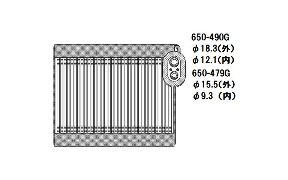 【楽天市場】622-70123・代表純正品番：88304−B2010 ※優良エバポレーター[ダイワ製]：まんてん屋