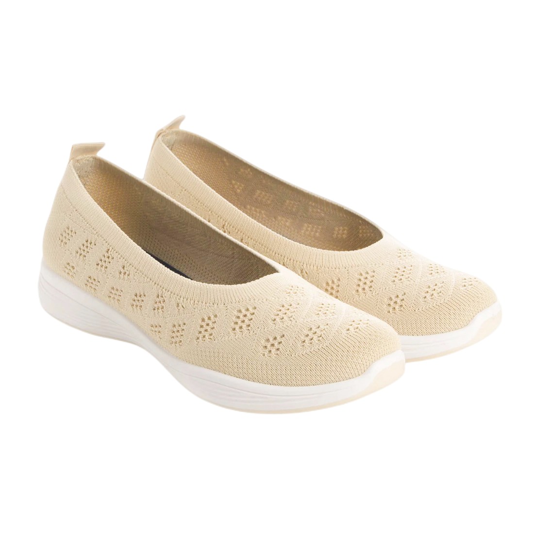 【楽天市場】【送料無料・即日発送・サイズ交換可】 [ANGEL FIT] レディース フライニットパンプス コンフォートシューズ フラット ...