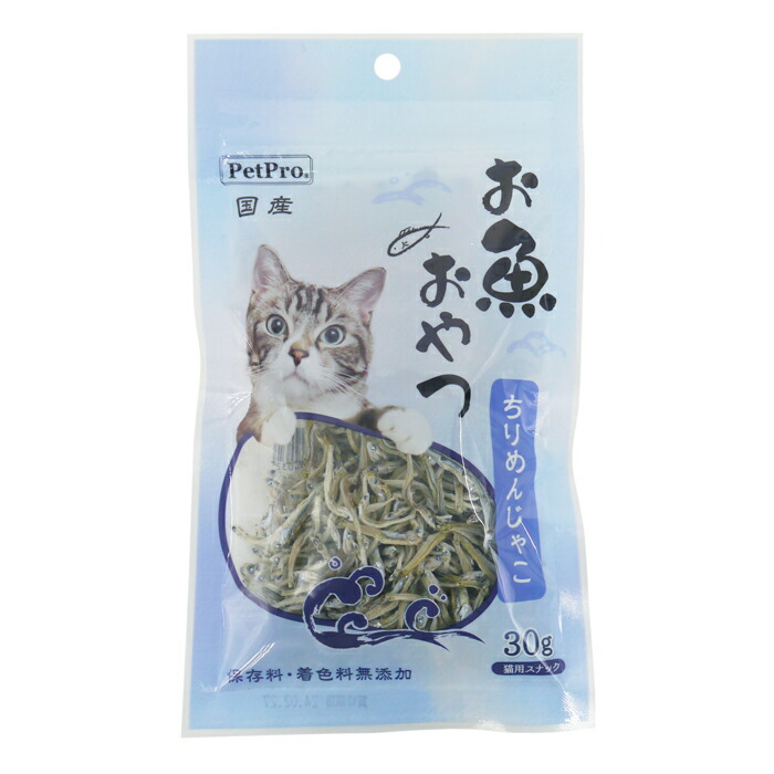【楽天市場】ペットプロ 猫用お魚おやつ ちりめんじゃこ 30g：マペット