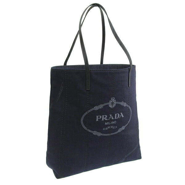 【楽天市場】プラダ バッグ レディース トートバッグ アウトレット ネイビー 1BG348 DENIM+VITELLO BLU+NERO PRADA A4対応：marcadimoda