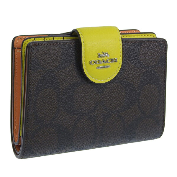 【楽天市場】コーチ 財布 レディース 二つ折り財布 アウトレット ブラウンマルチ CL474SVW1Q COACH：marcadimoda