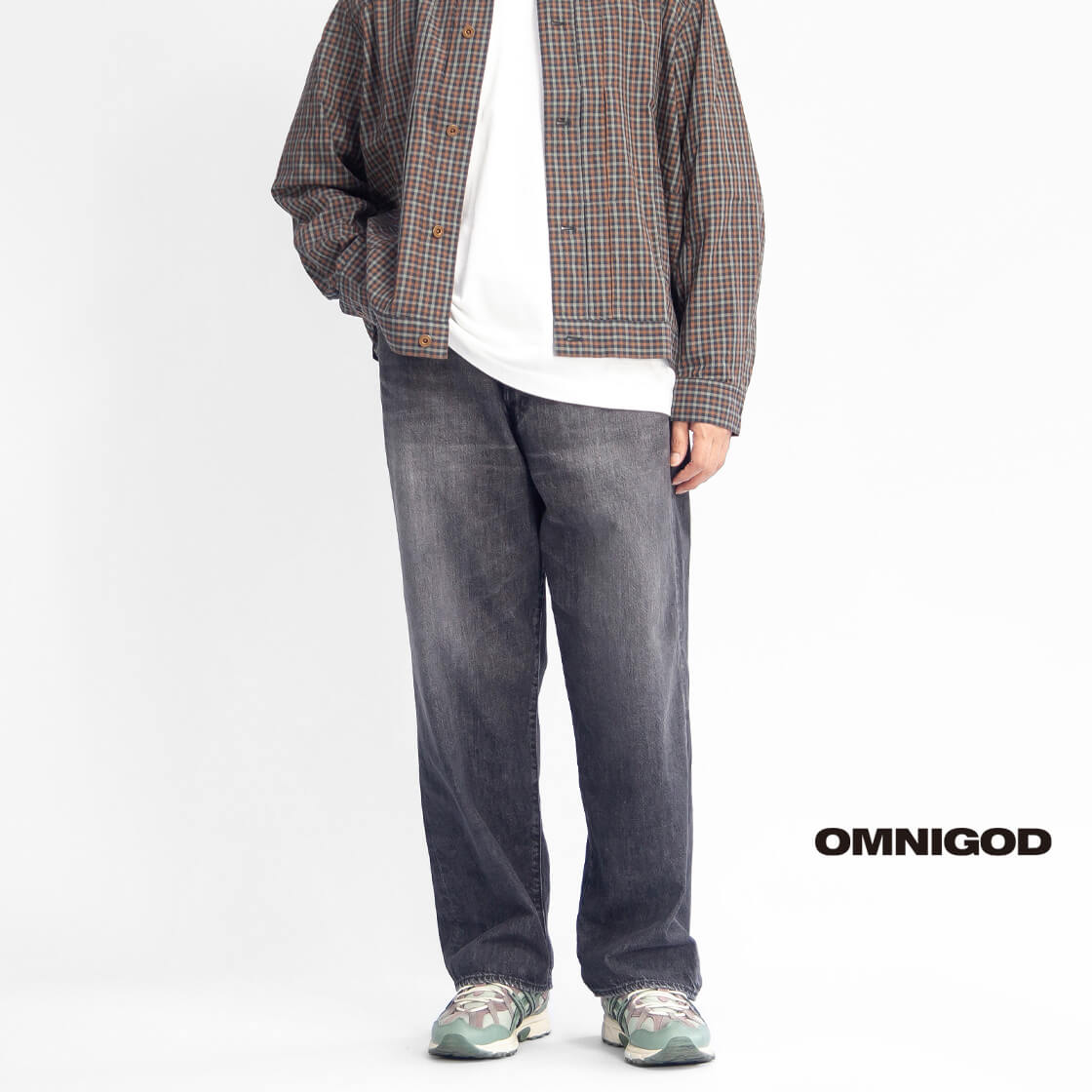 【楽天市場】【楽天セール価格】OMNIGOD オムニゴッド 10ozブラックデニム 5Pイージーデニムパンツ 日本製 メンズ：MARC ...