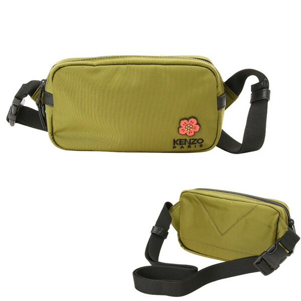 【楽天市場】ケンゾー KENZO ベルトバッグ FD55SA468F26 031 50 ケンゾー クレスト ボケ フラワー ボディバッグ カーキ KENZO CREST BOKE FLOWER ...
