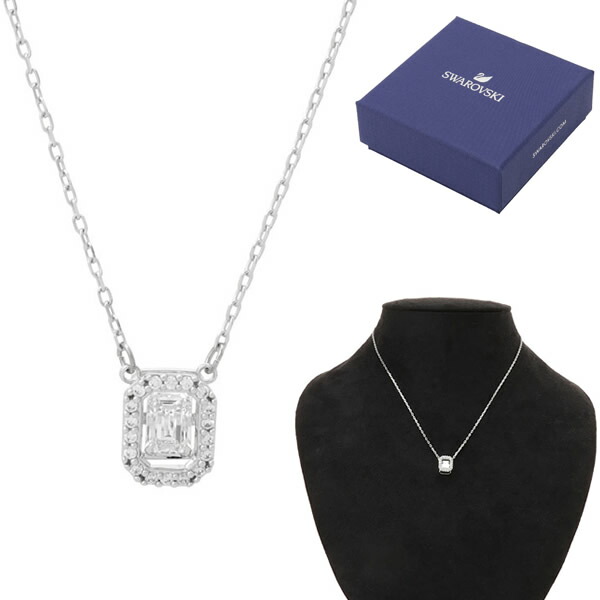 【楽天市場】スワロフスキー ネックレス SWAROVSKI 5599177 ミレニア オクタゴンカット クリスタル パヴェ ペンダント ...