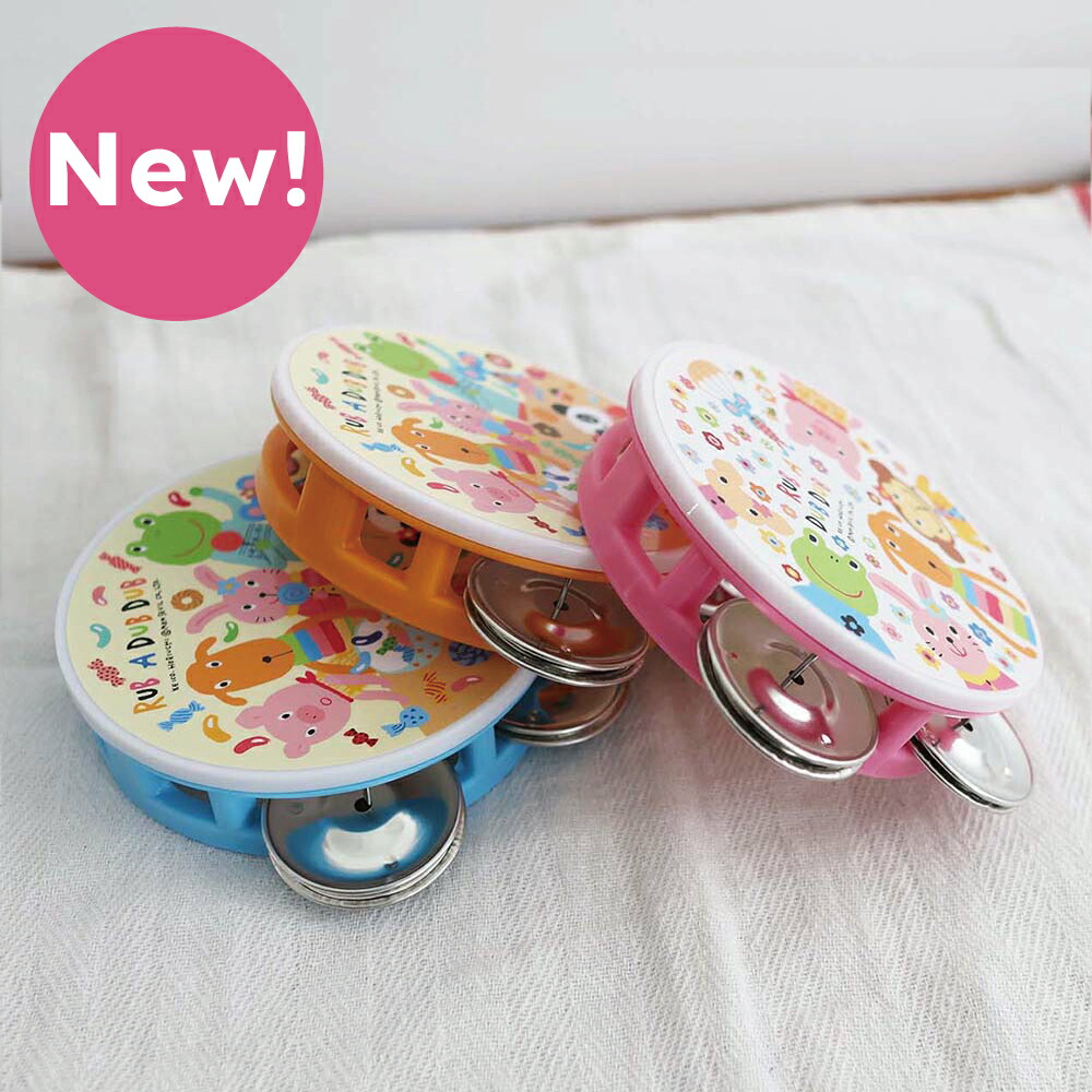 【楽天市場】カラフルなカラーが可愛い RUB A DUB DUB のミニタンバリン：marcs STORE 楽天市場店