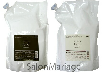 【楽天市場】【送料無料】【限定特価!!】ナンバースリー PROACTION forCフォーシー シャンプー3000ml ＋フォーシートリートメント3000g セット：Salon Mariage