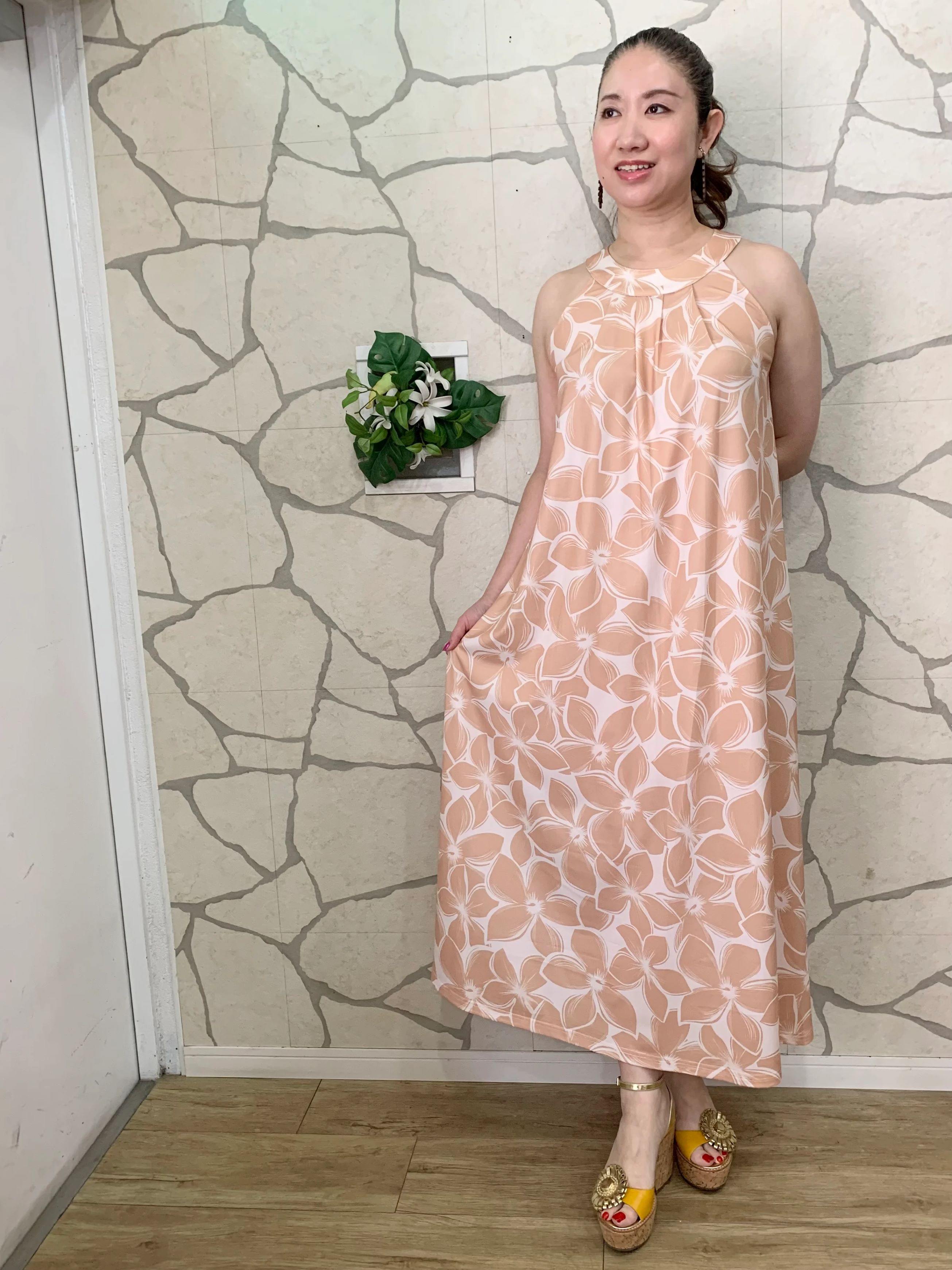 【楽天市場】PUA PO-AI DRESS 【 ベージュ 】：Mariees