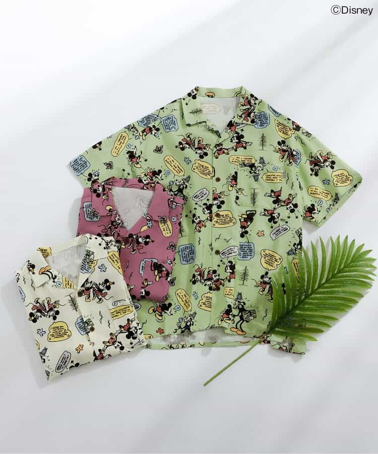 【楽天市場】F.O.KIDS 【ディズニーキャラクター】アロハシャツ（オトナ） R309045_25夏：赤ちゃんとママの店マリモ