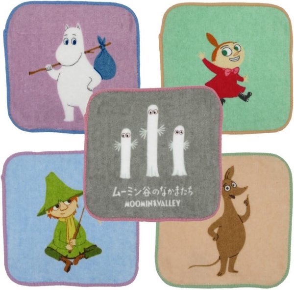 【楽天市場】メール便で送料無料 丸眞 ミニタオル5枚組【ムーミン】マイカラー(24)：赤ちゃんとママの店マリモ