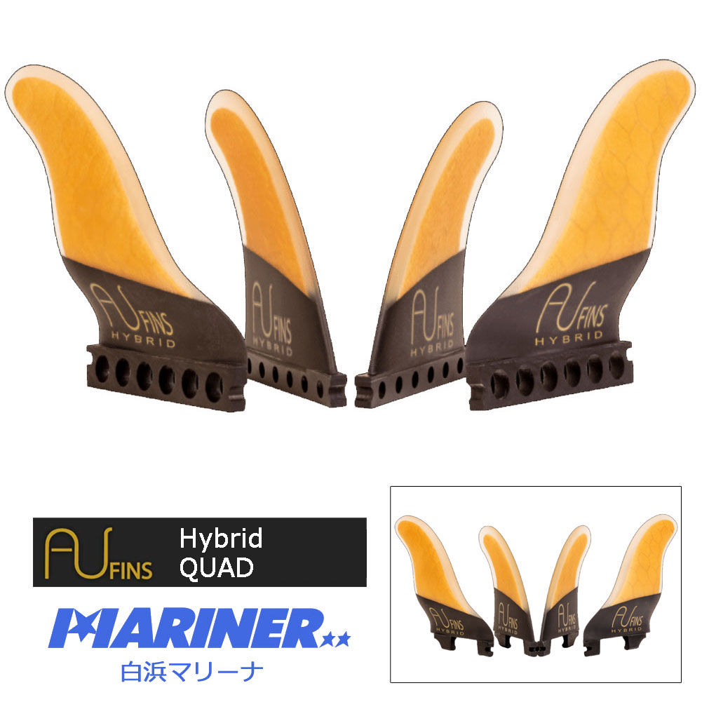 【楽天市場】【30日 全商品 ポイント 2倍】 AU FINS エーユーフィン AU Hybrid QUAD LARGE サイズL グラス ...