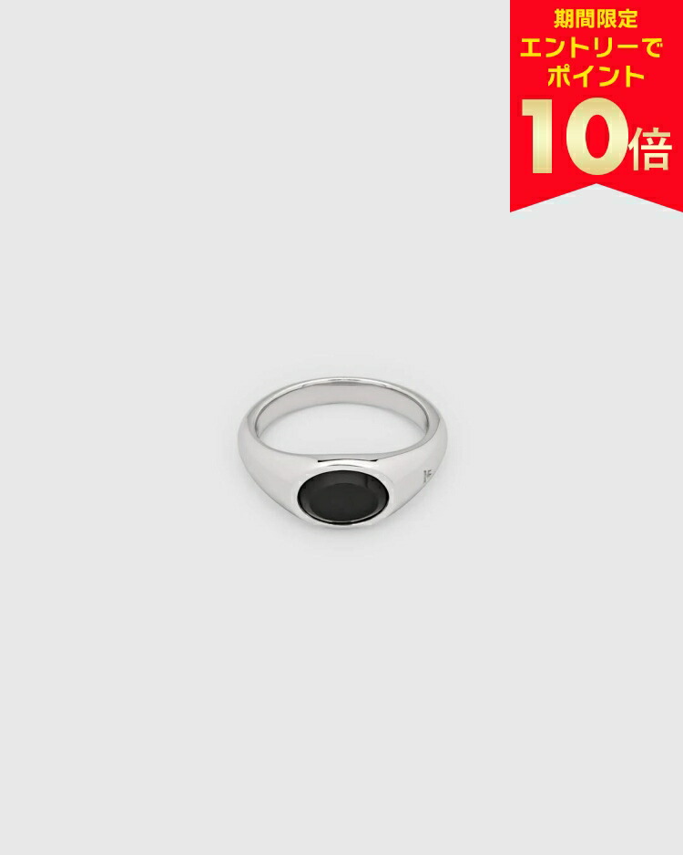 【楽天市場】【エントリーでP10倍】TOM WOOD Joe Ring Polished Onyx トムウッド リング シルバー ジュエリー ...