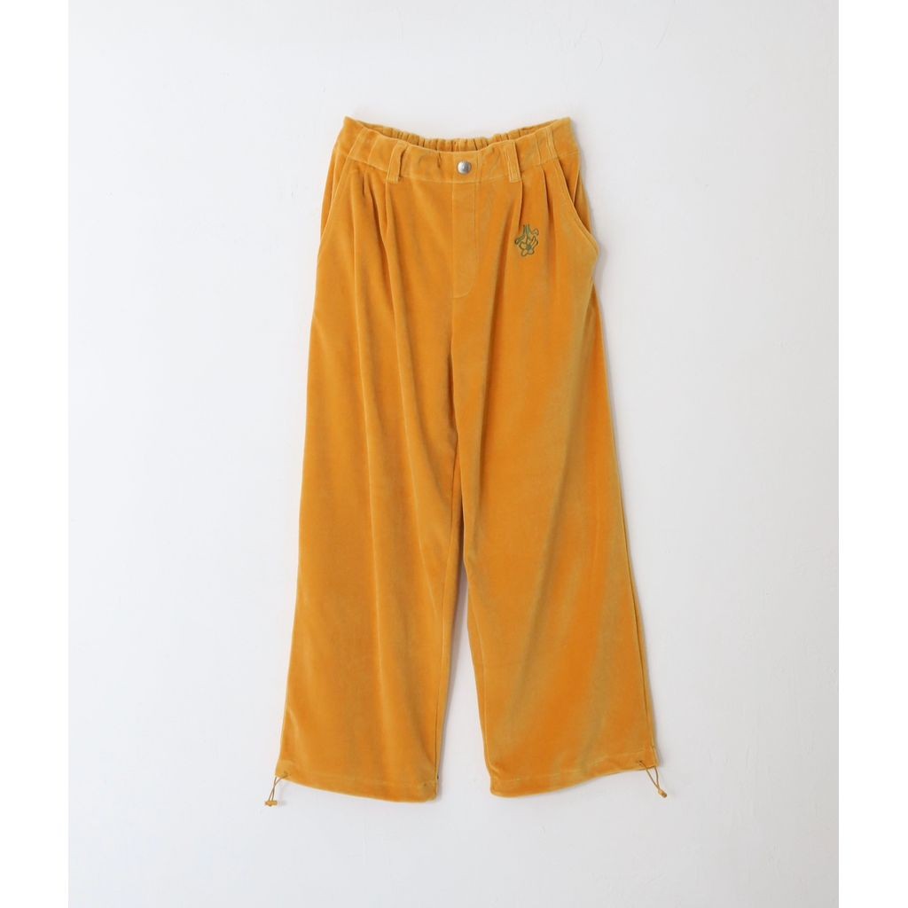 【楽天市場】AMBERGLEAM Velor Pile Tapered Pants / ベロアパイルテーパードパンツ アンバーグリーム ...