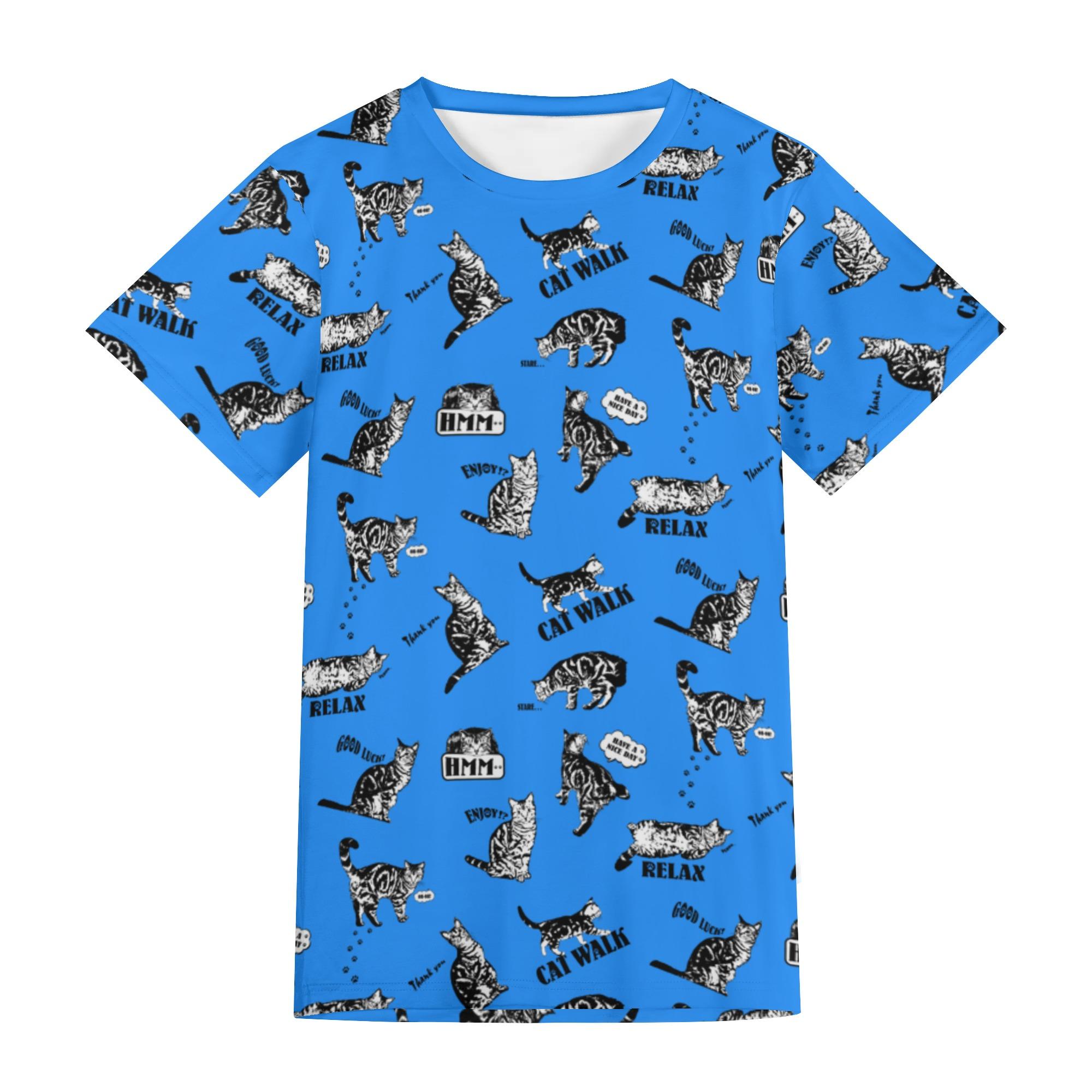 【楽天市場】スーパーセール対象 お得なクーポン 送料無料 CAT_2K_MB Tシャツ ユニセックス レディース メンズ 全て 動物 猫 ねこ ...